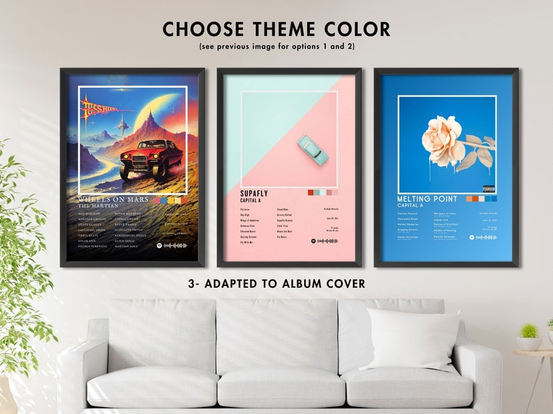 Sets of Album Cover Posters Personalized Album Art Music Album Cover ...