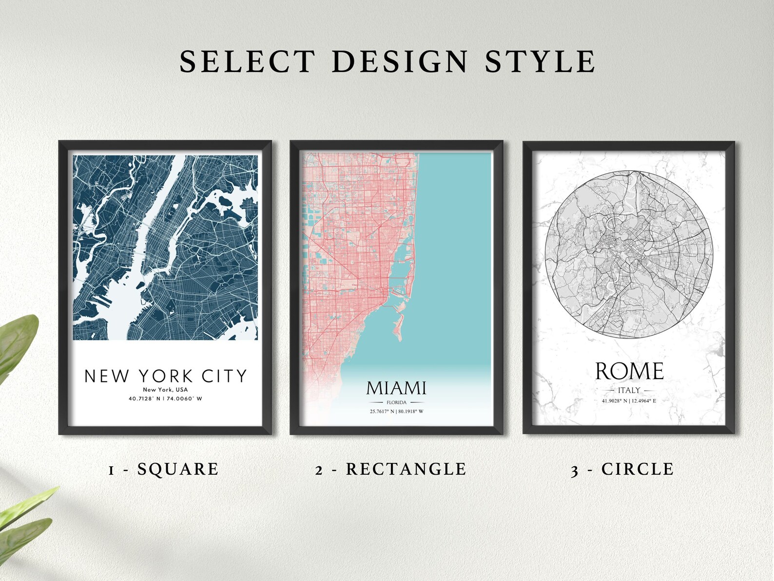 Custom City Map Printable Personalized City Map Any Custom City Map ...