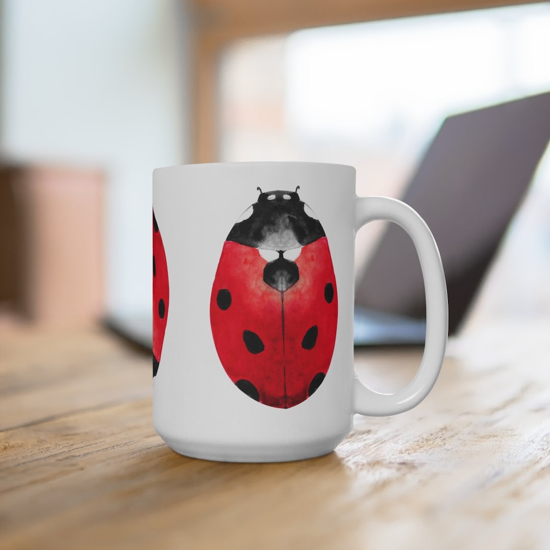 Ladybug Mug, Ladybug Coffee Mug, Ladybird Cup, Unique Coffee Mug ...