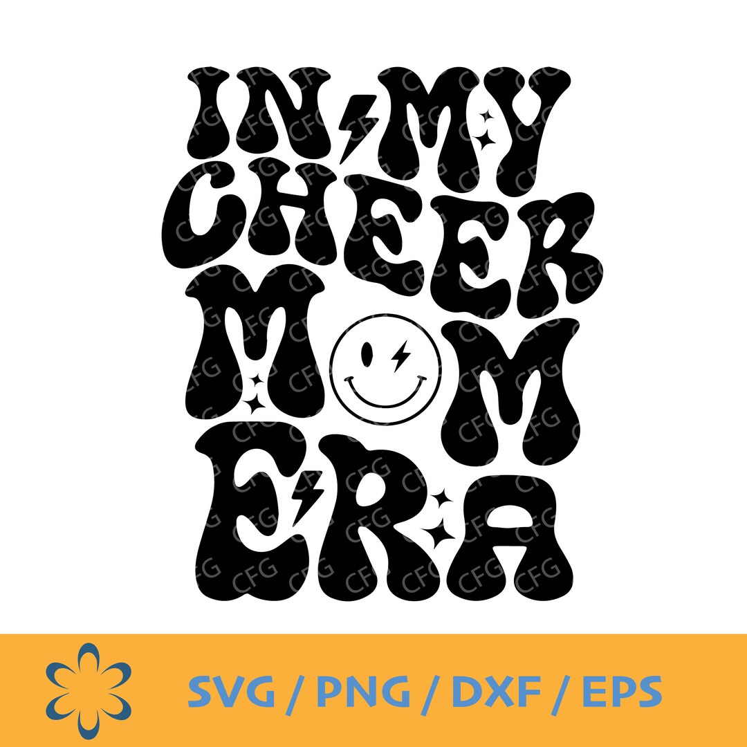 In My Cheer Mom Era PNG SVG, Cheer Mom SVG, Cheer Mama Svg, Cheer Mom Era Svg, Cheer Mom Shirt ...