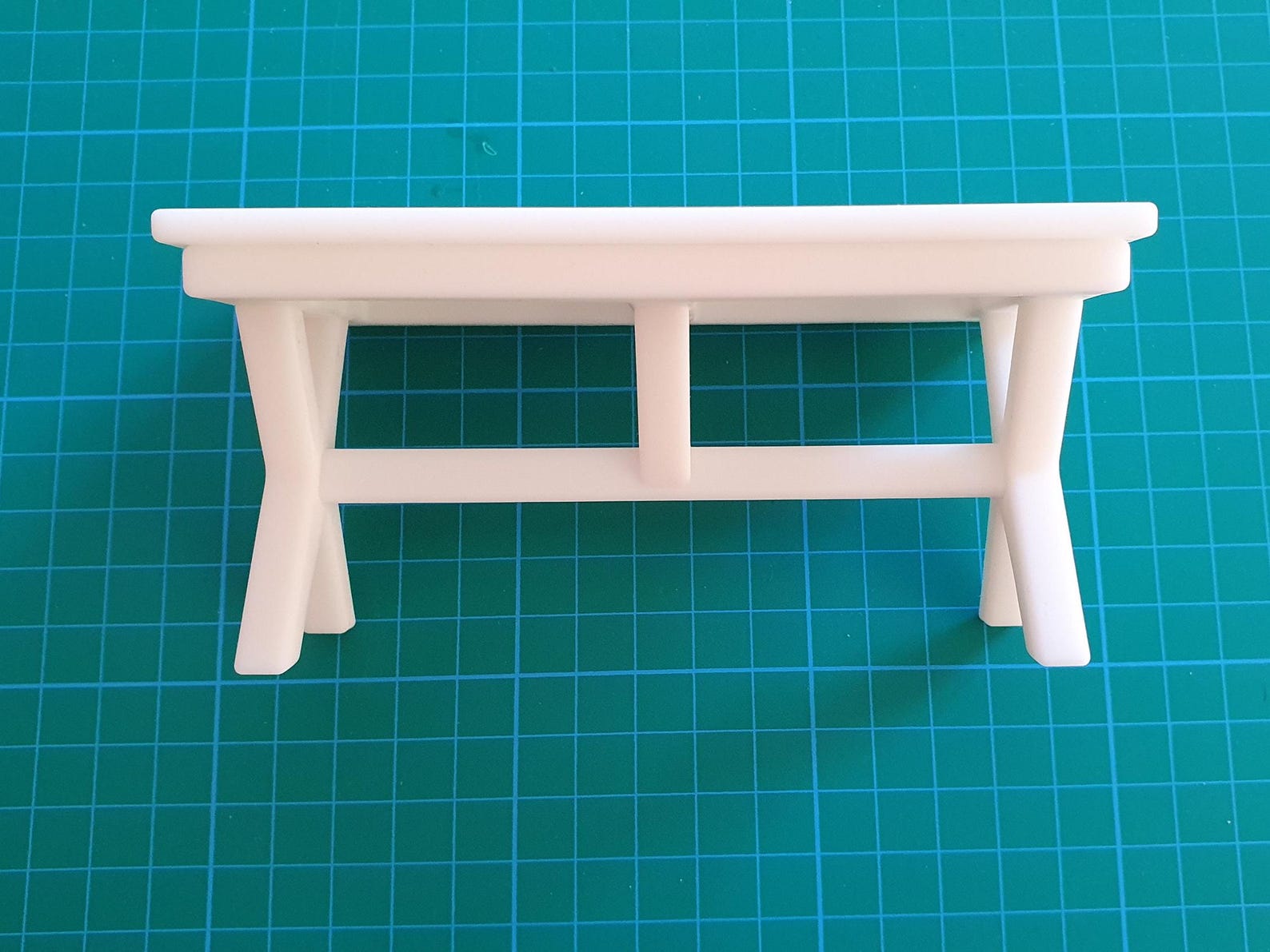 Dollhouse Miniature Outdoor Dining Table Set 1:12 Scale (STL File) - Etsy