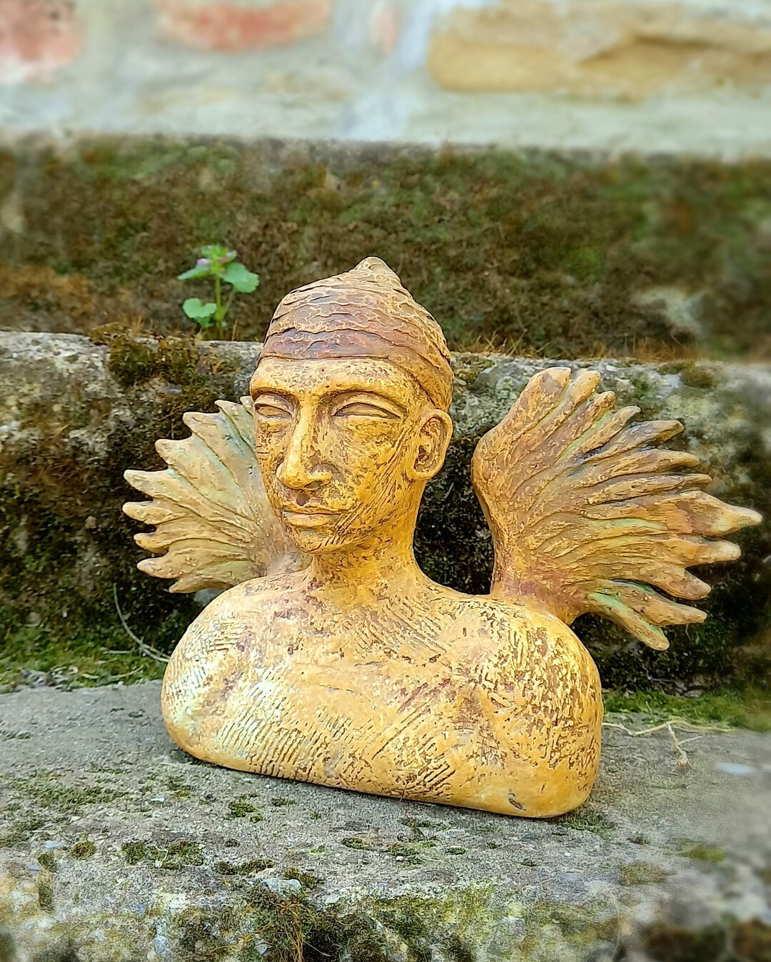 Male Angel Sculpture Hand Made. - Etsy