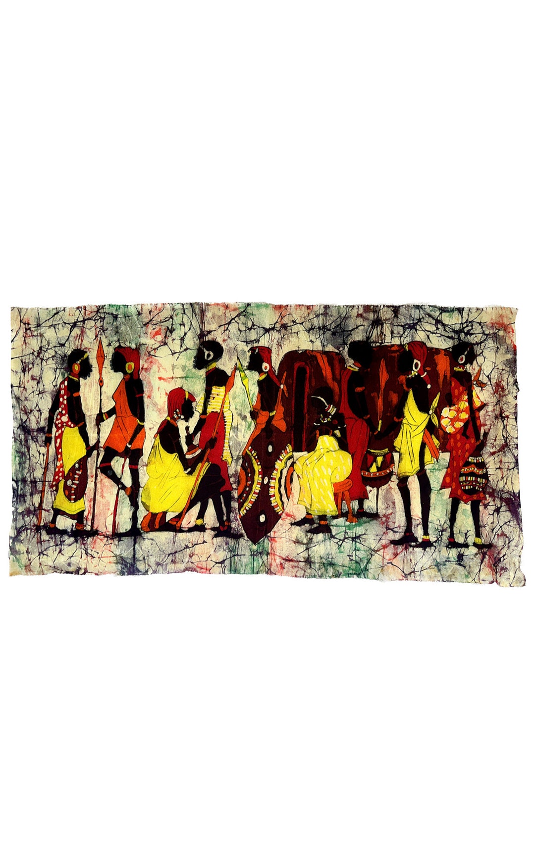 Authentic Kenyan Batik Art - Handcrafted East African Wax Prints ...