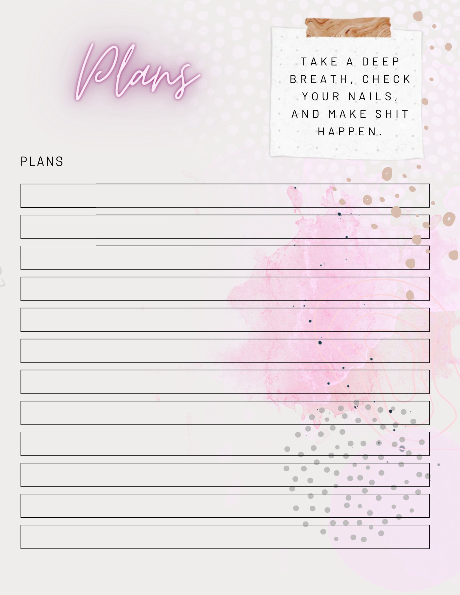 2024 WTF Journal Digital Printable for Tracking Your Daily - Etsy