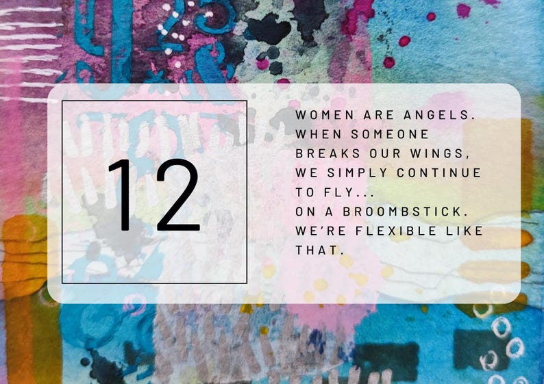 2025 WTF Wall Calendar Digital, Printable, Abstract, Art, Mixedmedia ...