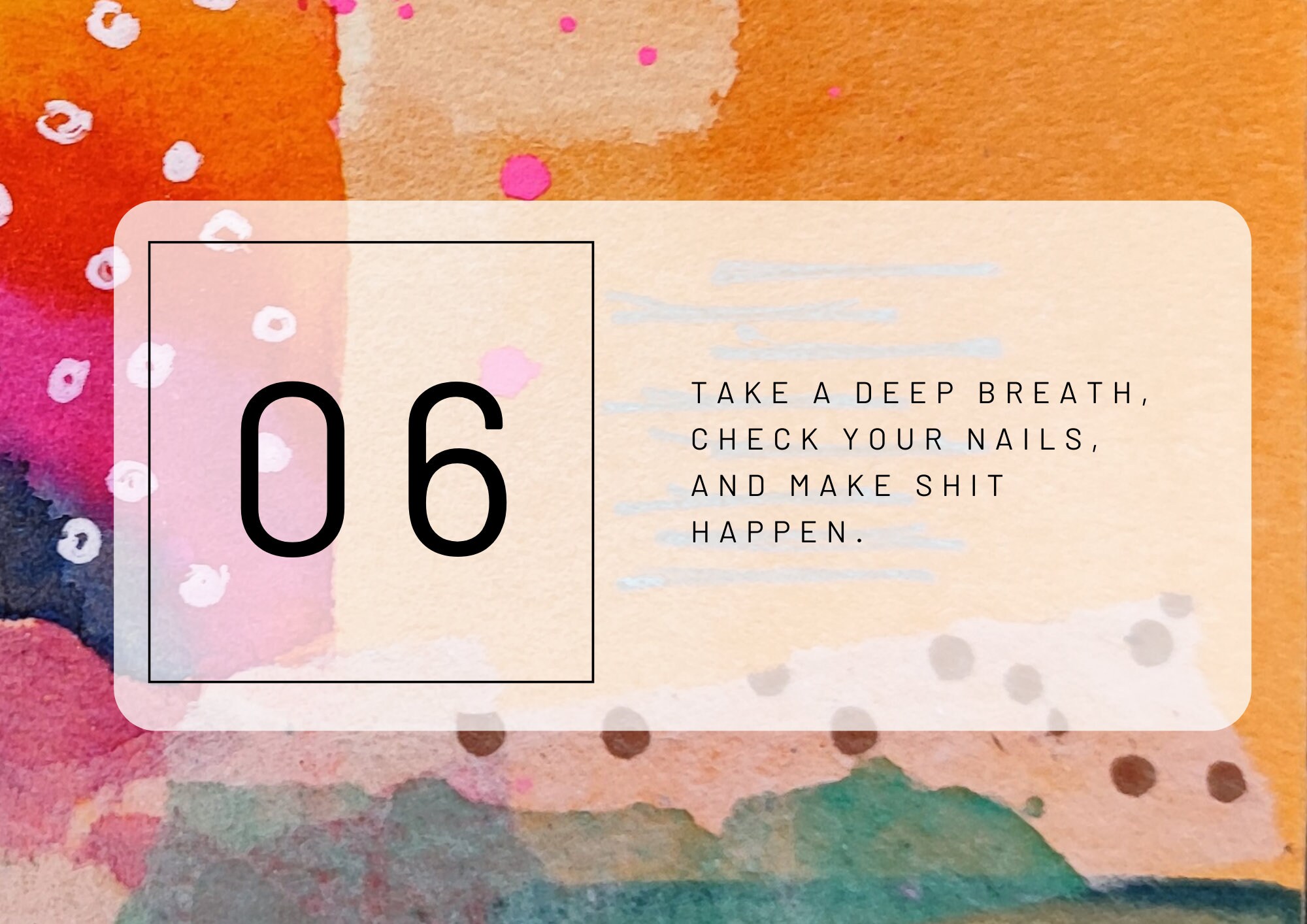 2024 WTF Wall Calendar Digital, Printable, Abstract, Art, Mixedmedia ...