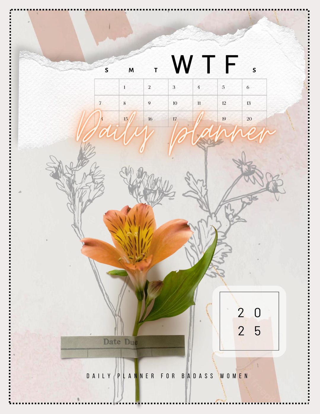 2025 WTF Journal- Digital, Printable, for Tracking Your Daily ...