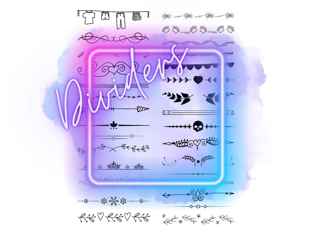 Dividers SVG BUNDLE - Cut Digital Art Files Download for Commercial Use ...