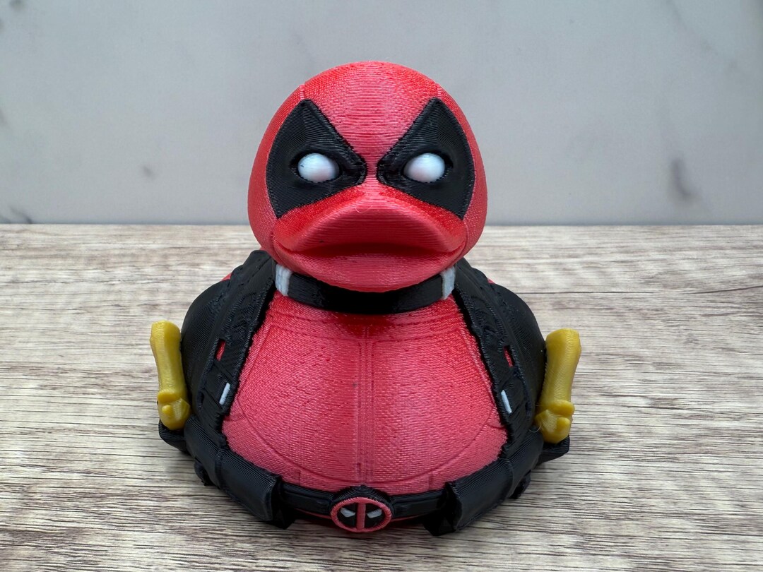 3d-printed Deadpool-inspired Duck-adorable Gift - Etsy