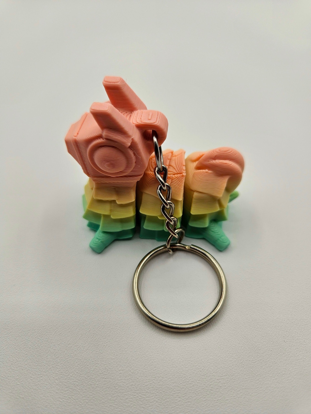 Pinata Keychain: Articulated, Matte Multi Color, Printed Keychain - Etsy