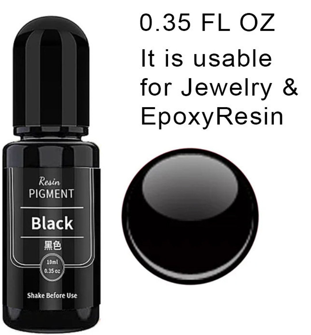 Concentrated Black Resin Dye for DIY Crafts, High-quality Black Epoxy ...