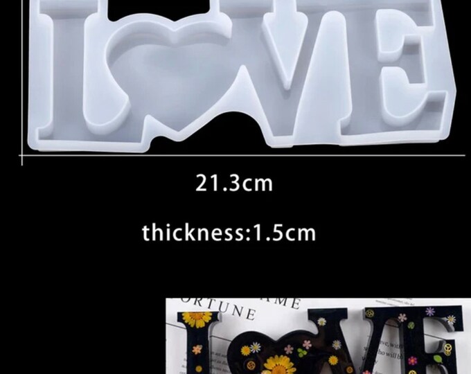 DIY Epoxy Resin Mold for Family and Home Décor Love Family Home Hello ...