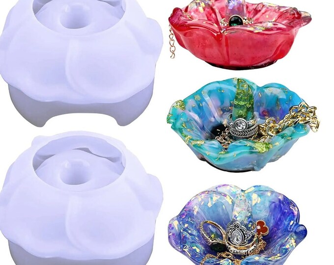 Ring Tray Epoxy Resin Silicone Molds for Jewelry Resin Molds for Home ...