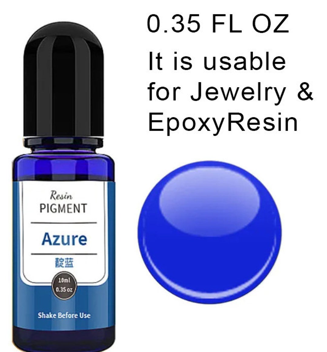 Concentrated Azure Resin Dye for DIY Crafts, High-quality Azure Epoxy ...