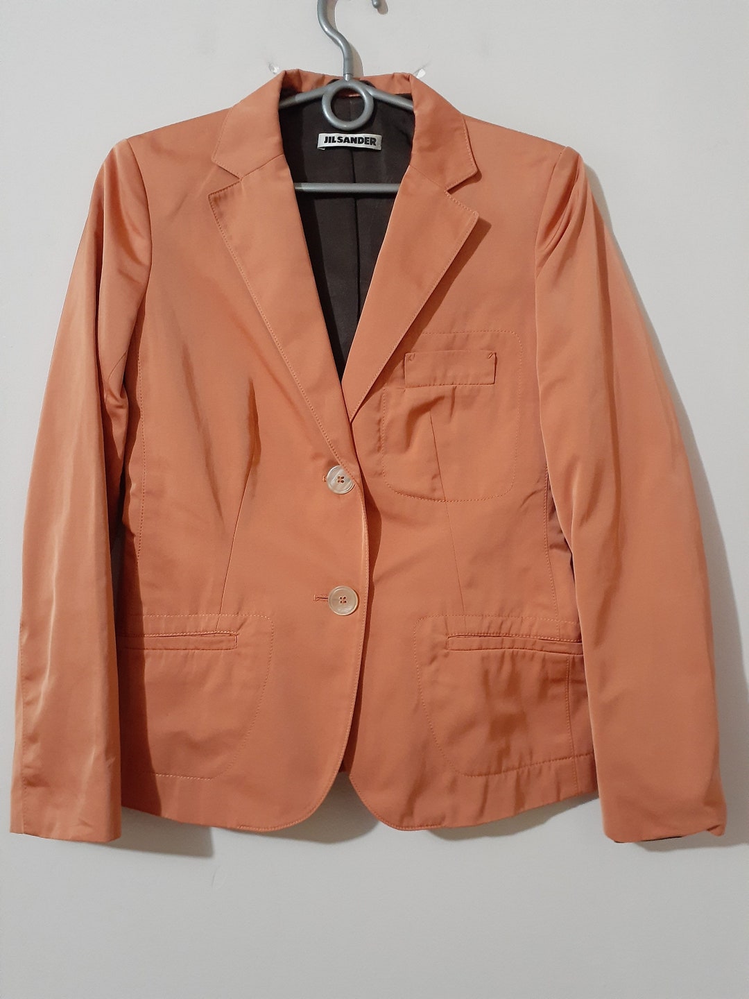 Jil Sander Blazer Jacket Coral Women - Etsy