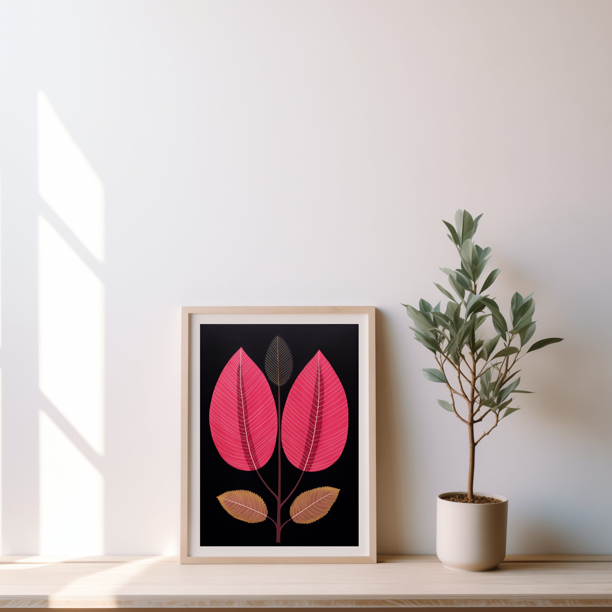 Modern Farmhouse Botanical Painting DIGITAL DOWNLOAD Elegant Farmhouse ...