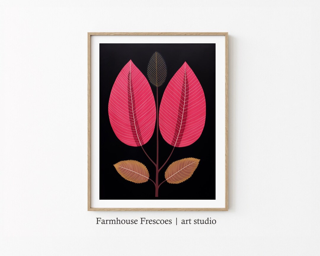 Modern Farmhouse Botanical Painting DIGITAL DOWNLOAD Elegant Farmhouse ...