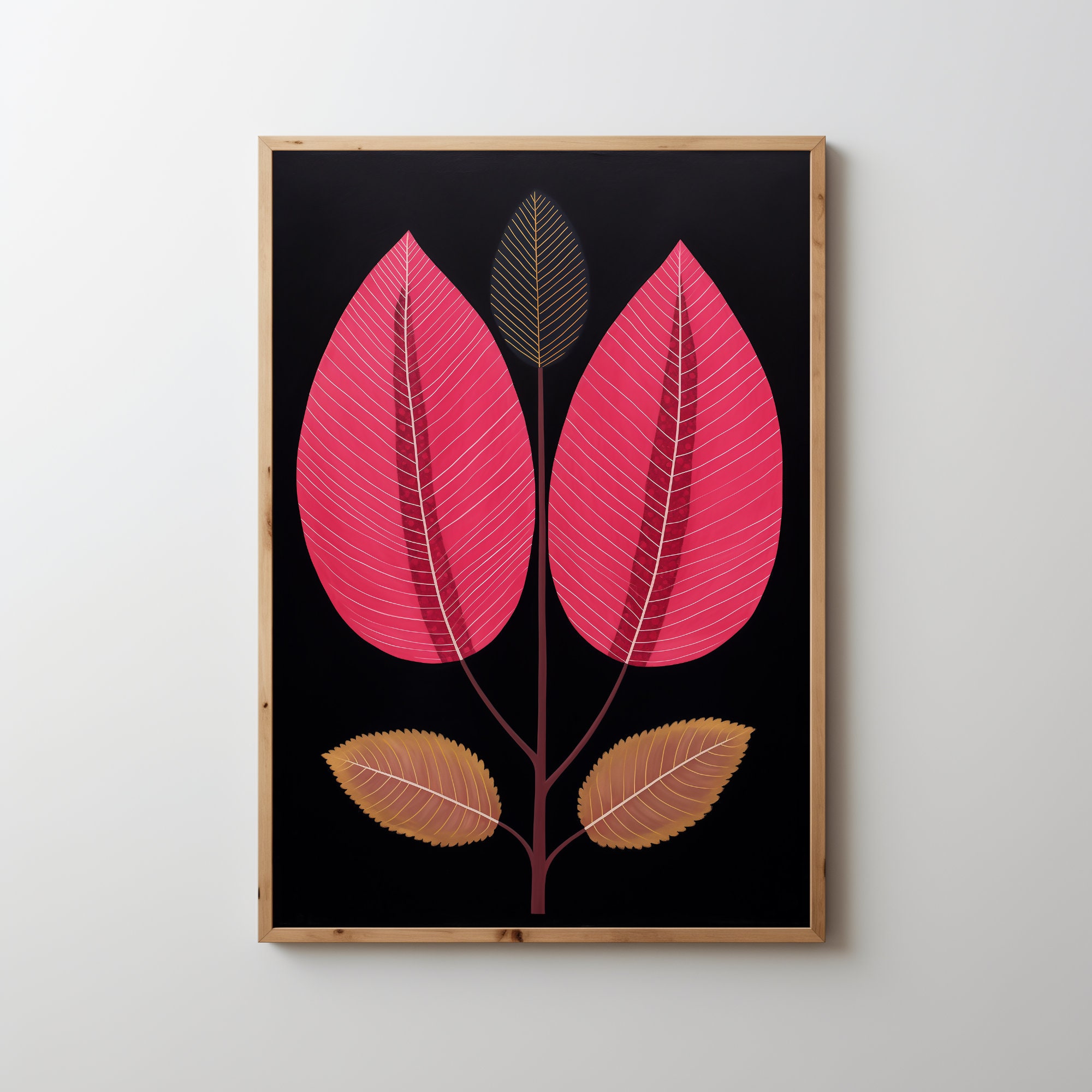 Modern Farmhouse Botanical Painting DIGITAL DOWNLOAD Elegant Farmhouse ...