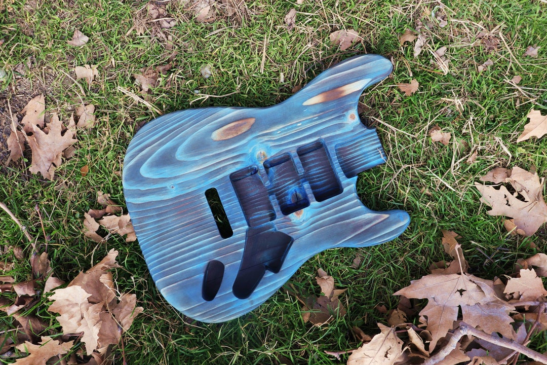 Guitar,stratocaster Guitar HHH Body, Matte Blue Strat Body,stratocaster ...