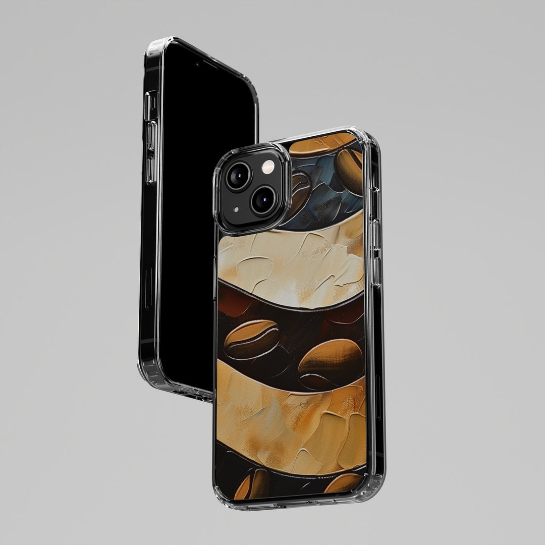 Boho Coffee Bean Art Deco Pattern Magsafe Phone Case 27, iPhone 14 13 ...