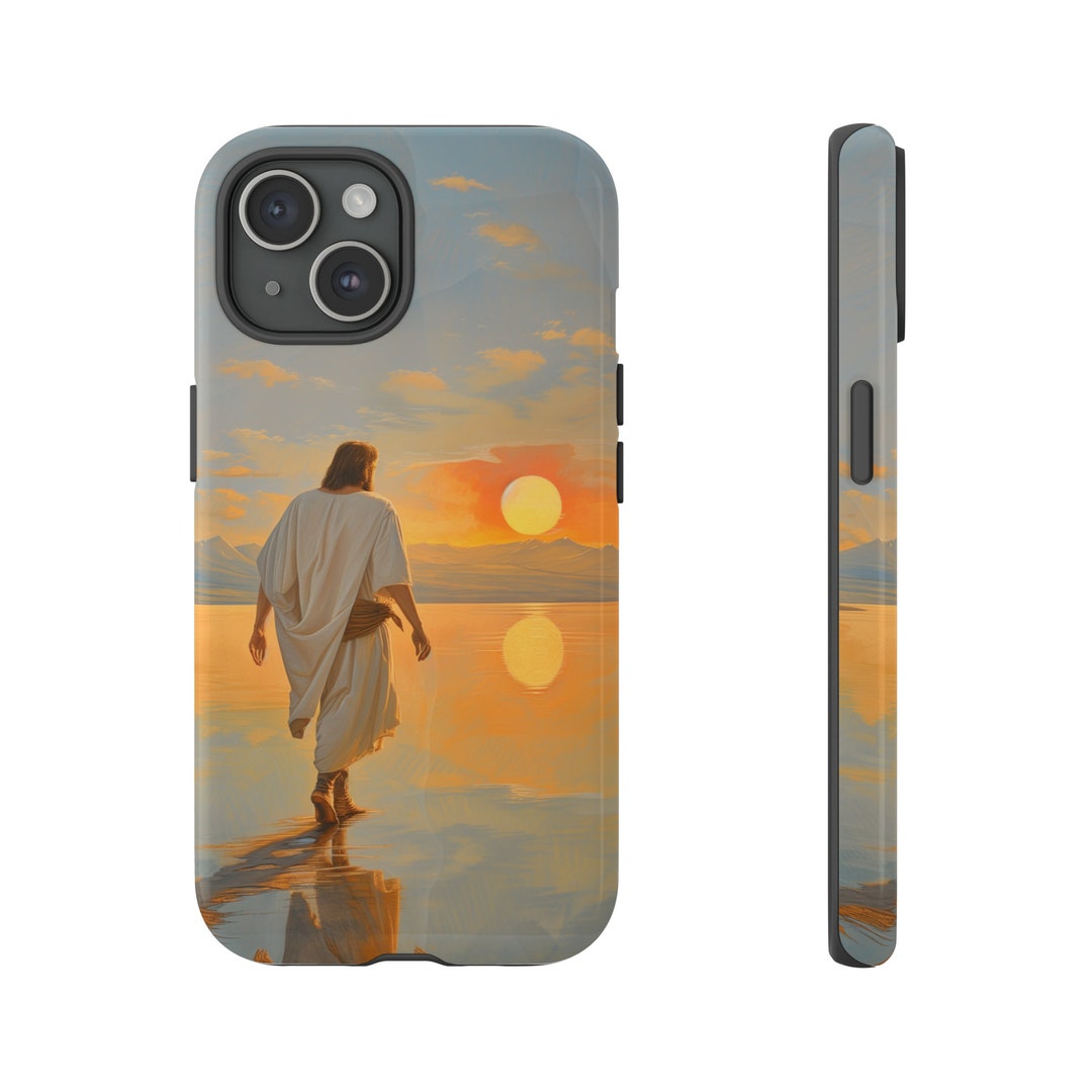 Jesus Christ Walking on Water Phone Case 4, Christian,jesus Painting ...