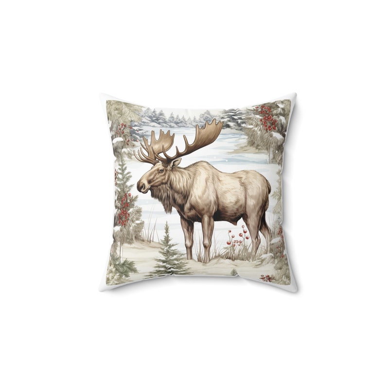 Moose Pillow - Etsy