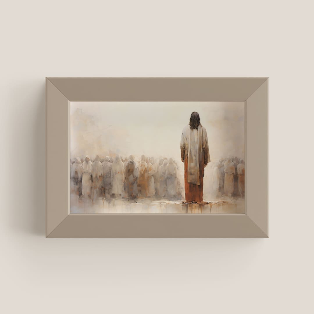 Before the Rooster Crows | Jesus Portrait | Digital Oils Art Piece ...