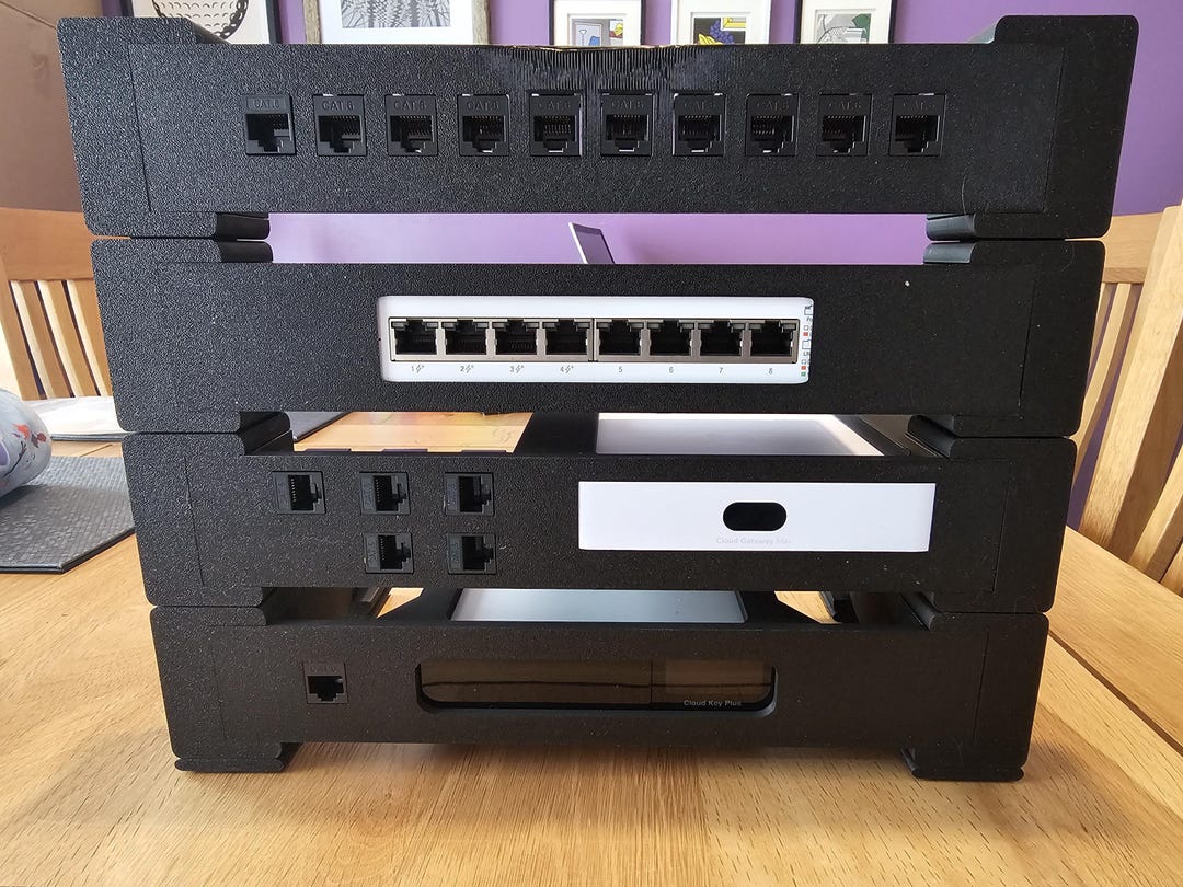 Ubiquiti Unifi Desktop Mini Rack - Etsy UK