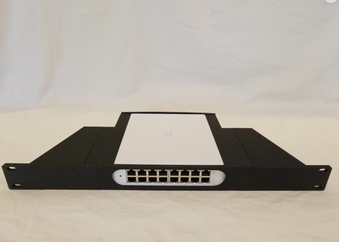 Ubiquiti Unifi Usw-16-lite-poe 19" 1U Rack Mount Bracket - Etsy