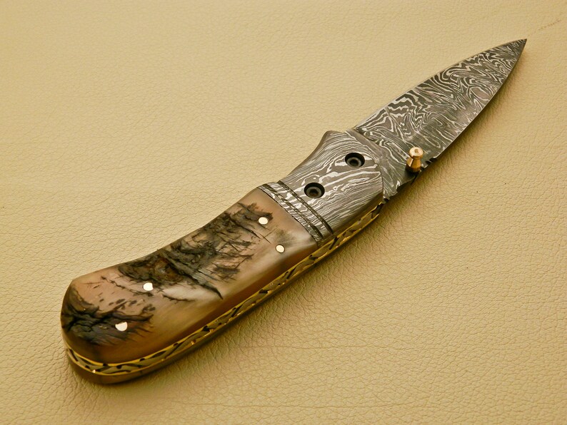 Custom Made Handmade Folding Knife Pocket Knife With Sheep - Etsy