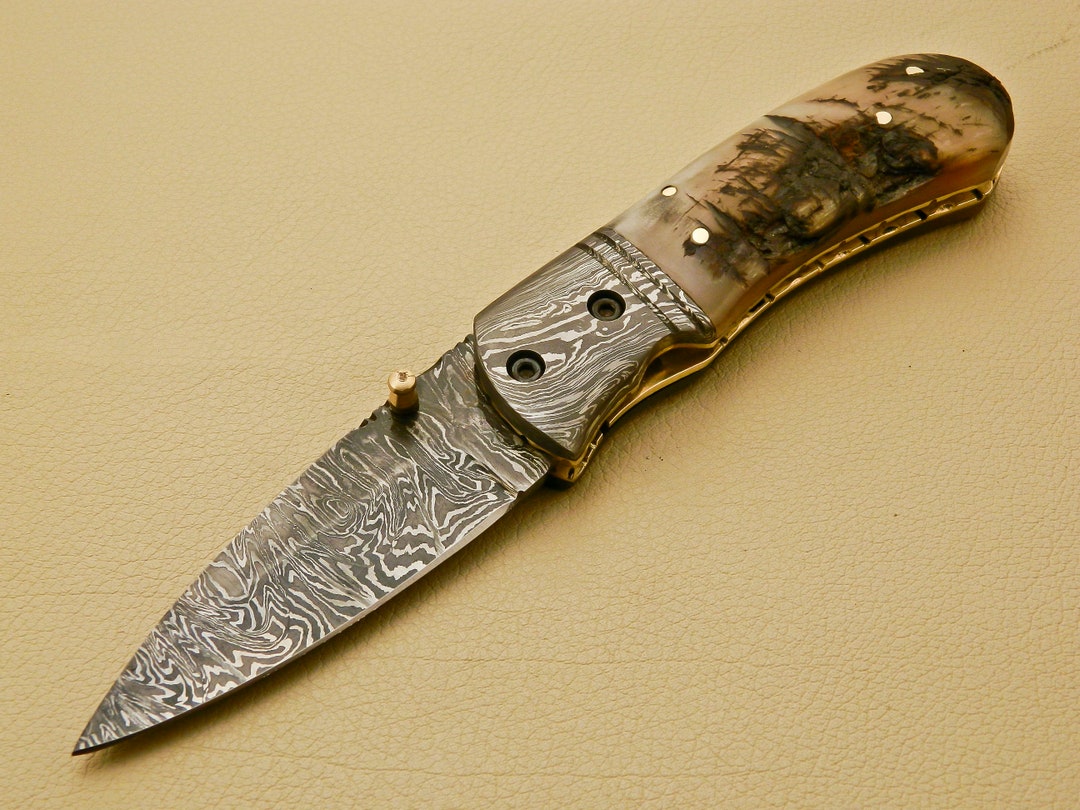 Custom Made Handmade Folding Knife Pocket Knife With Sheep - Etsy