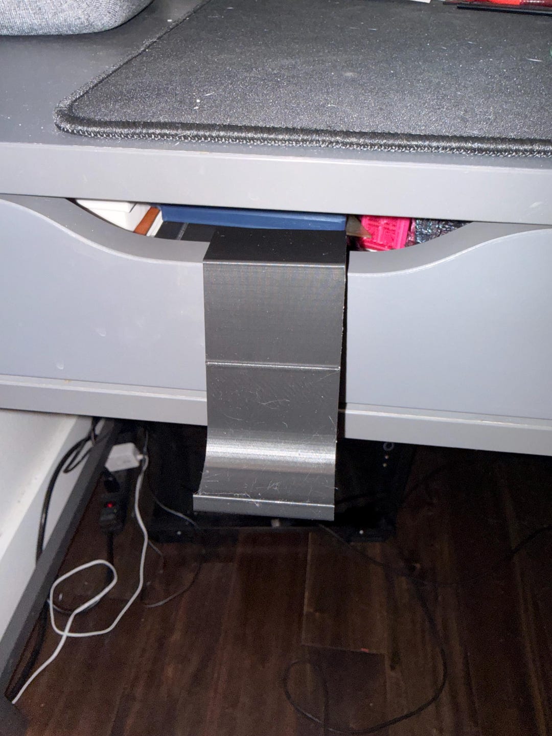 Xbox Controller Holder for IKEA Alex Drawer | Desk Mounted Controller ...