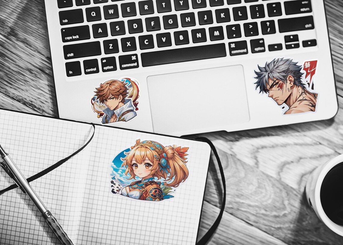 Anime Sticker PNG Pack, Anime Sticker Set, Anime PNG, Anime SVG, Anime ...