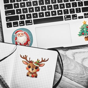 Christmas Sticker PNG Pack | Christmas Sticker Set | Christmas Svg ...