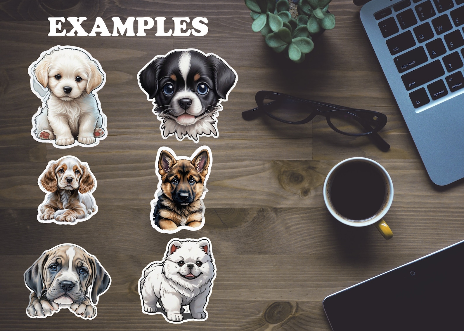 Cute Puppies Sticker PNG Pack, Cute Puppies Sticker Set, Cute Puppies ...