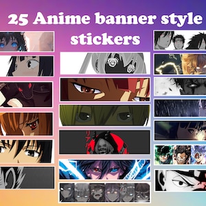 Anime Sticker PNG Pack, Anime Sticker Set, Anime PNG, Anime SVG, Anime ...