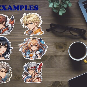 Anime Sticker PNG Pack, Anime Sticker Set, Anime PNG, Anime SVG, Anime ...