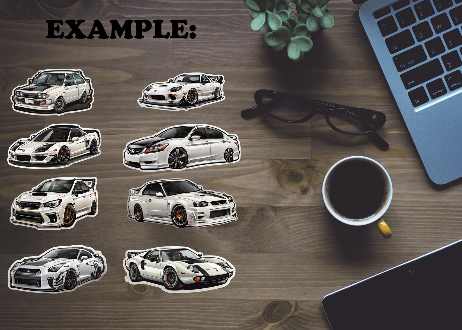 JDM Cars Sticker PNG Pack, Jdm Cars Sticker Set, Jdm Cars PNG, Sticker ...