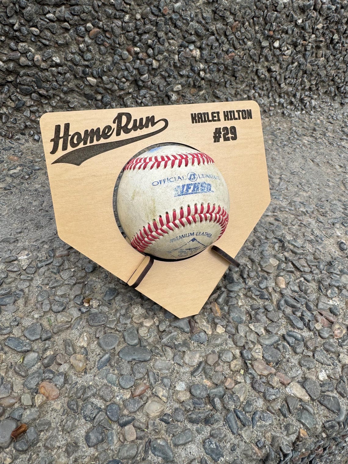 Custom Home Run Ball Display | Personalized Baseball or Softball ...