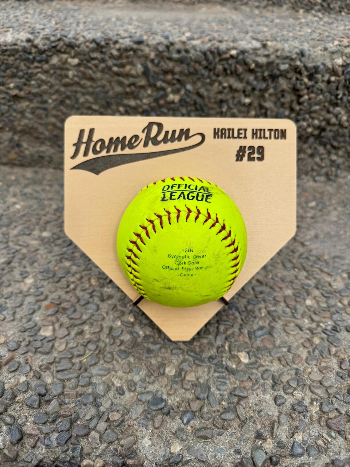 Custom Home Run Ball Display | Personalized Baseball or Softball ...