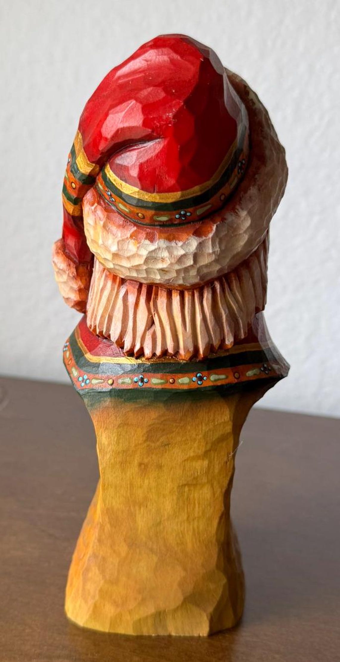 One of a Kind Hand Carved Santa Wood Adair Rucker Unique Christmas ...