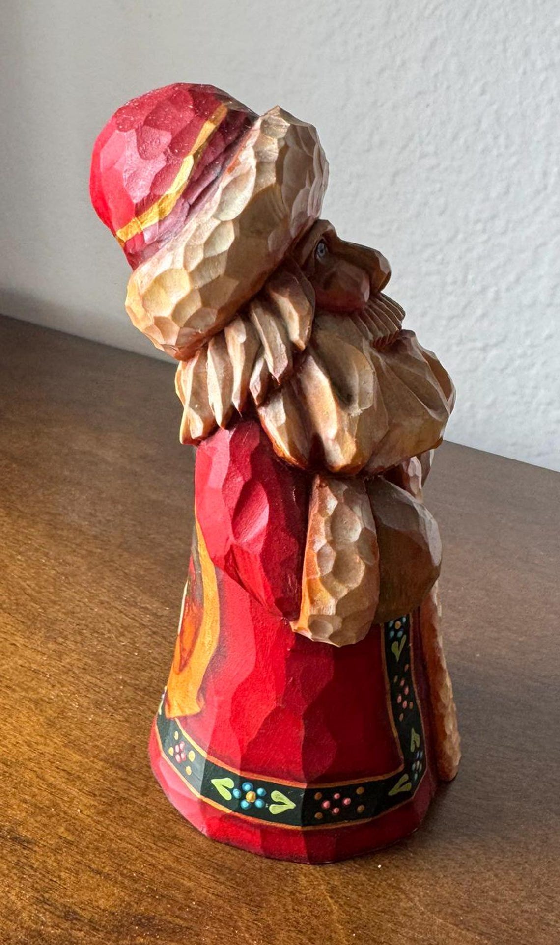 One of a Kind | Hand Carved | Santa | Wood | Adair Rucker | Unique ...