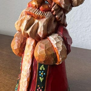 One of a Kind | Hand Carved | Santa | Wood | Adair Rucker | Unique ...