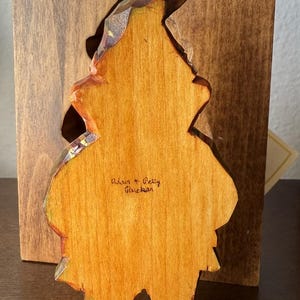 Unique | Hand Carved | Ornament | One of a Kind | Santa | Wood | Adair ...