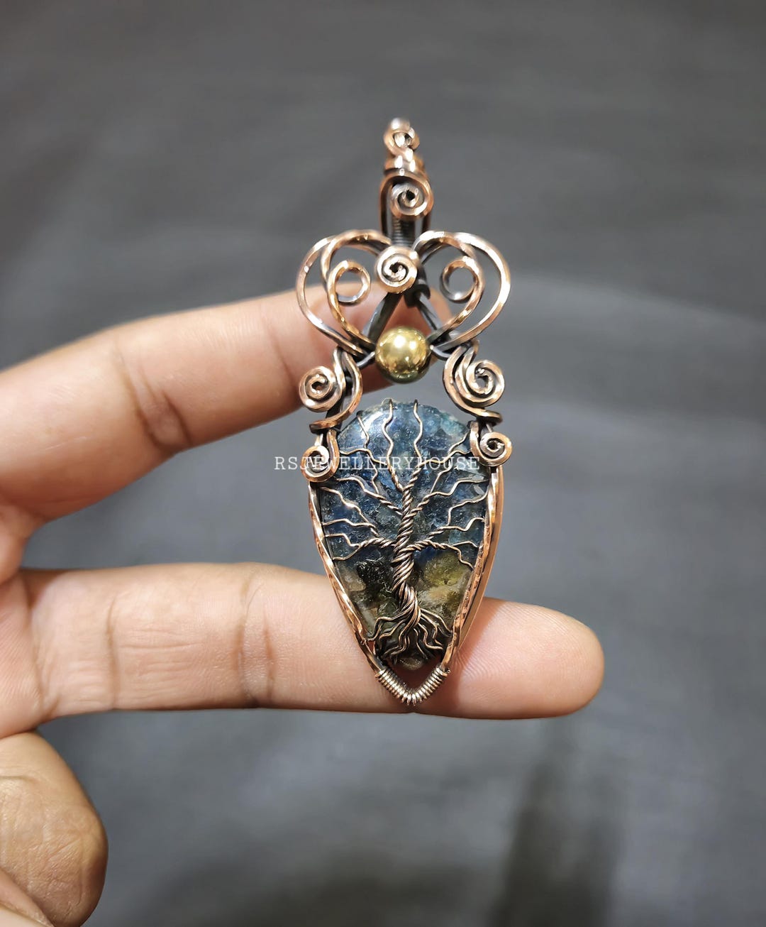 Watermelon Tourmaline Tree of Life Pendant Tourmaline Gemstone Jewelry ...