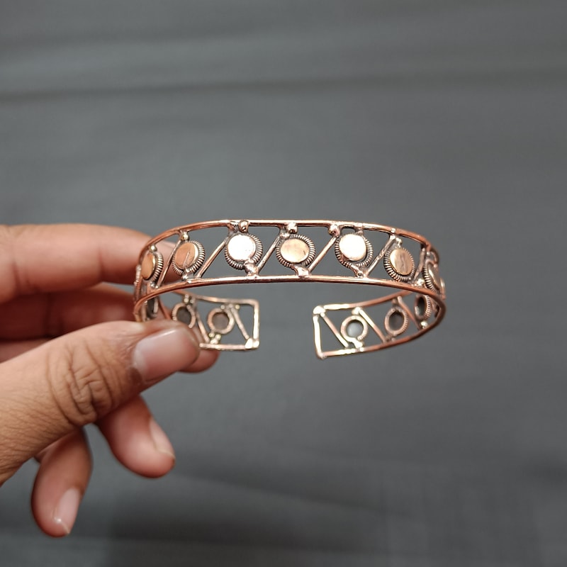 Copper Wire Cuff - Etsy