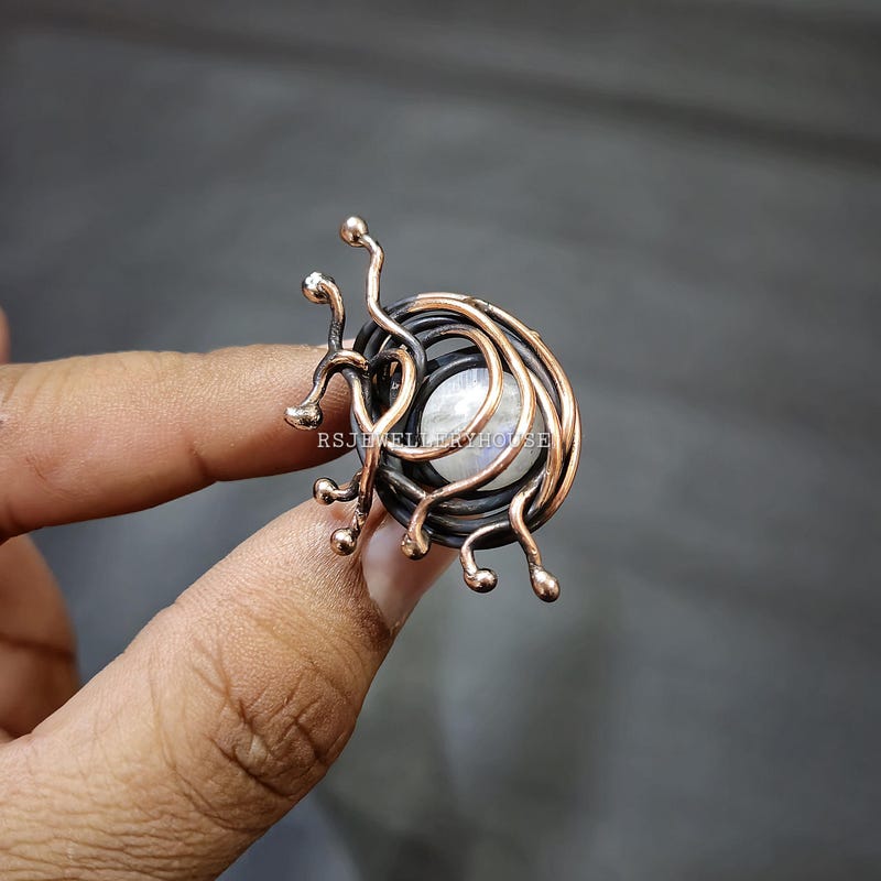Wire Wrapped Ring - Etsy