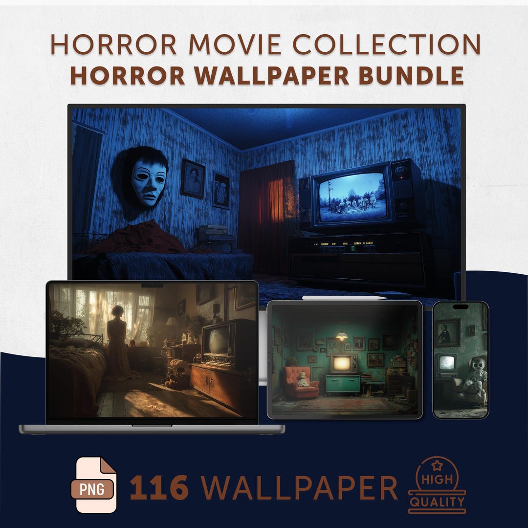 Cinematic Horror Wallpaper Bundle: Dark Gothic Art (digital Download ...
