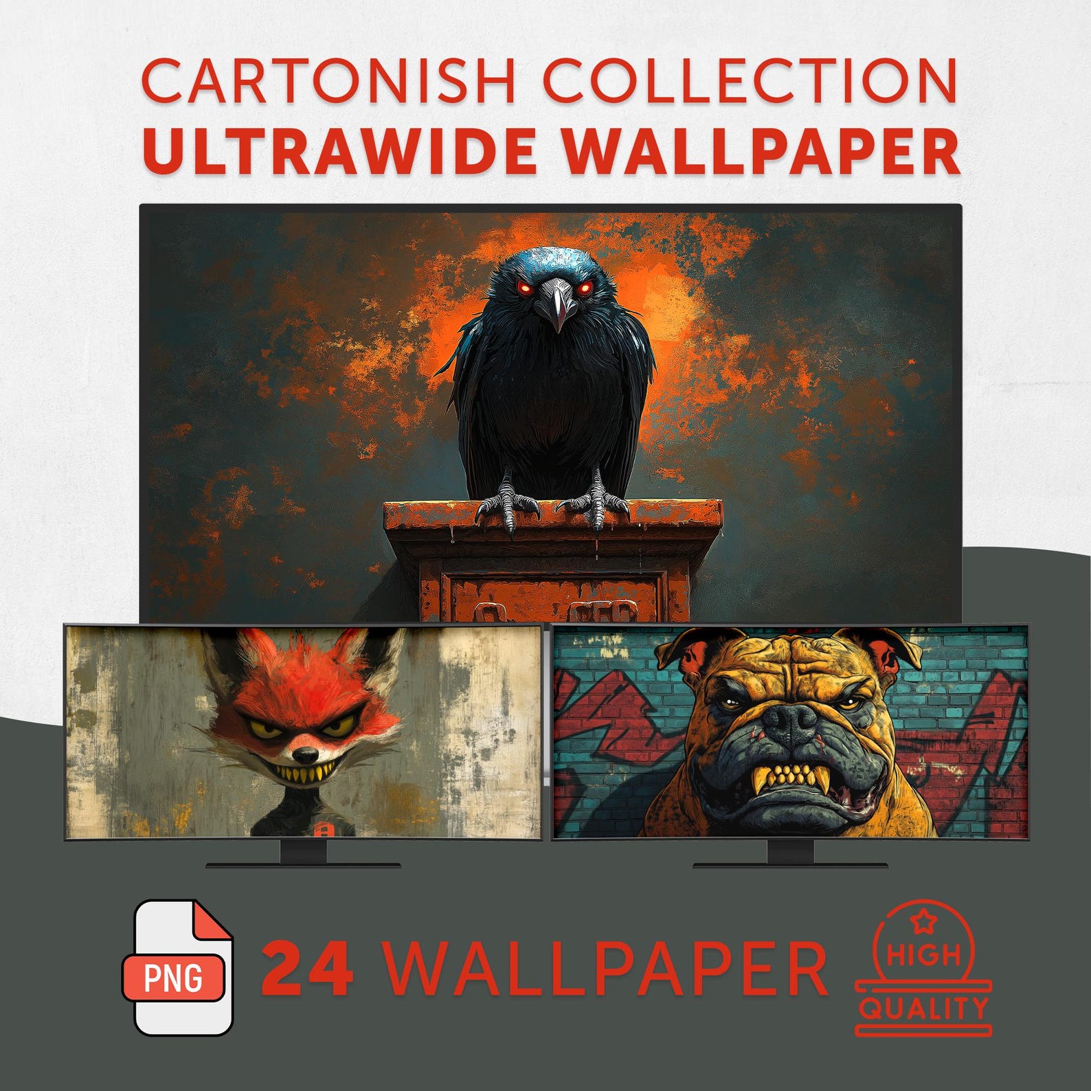 Ultrawide Cartoonish Wallpaper, 4K Cinematic Ultrawide Screen ...