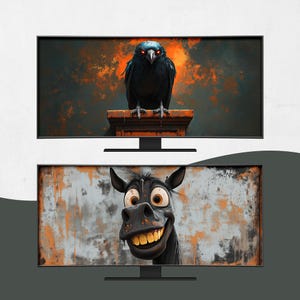 Ultrawide Cartoonish Wallpaper, 4K Cinematic Ultrawide Screen ...